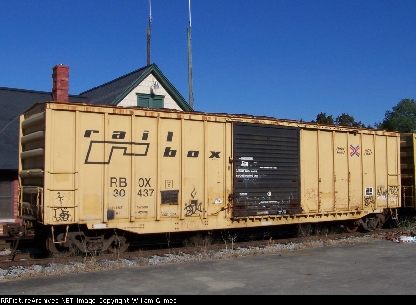 Railbox outside the Seaboard passenger station